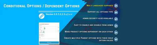 Conditional Options / Dependent Options for OpenCart